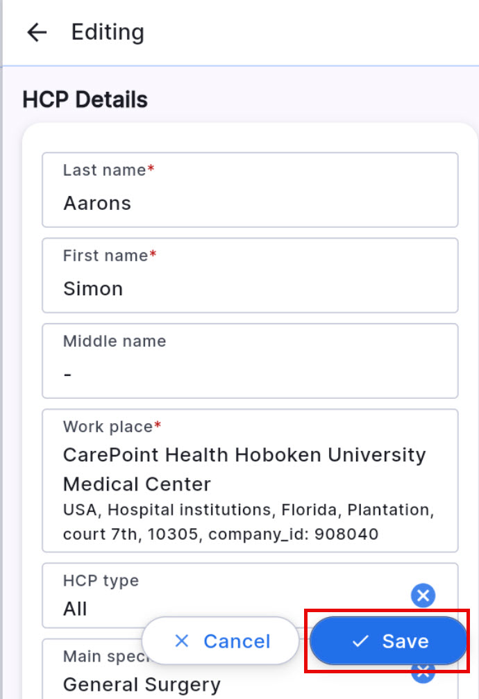 Edit the Client's card – Proxima Research International