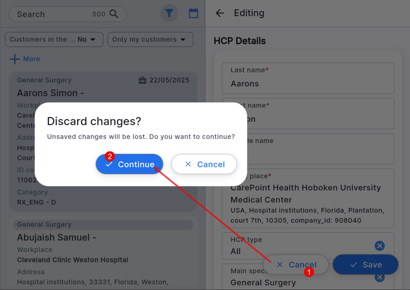 Edit the Client's card – Proxima Research International