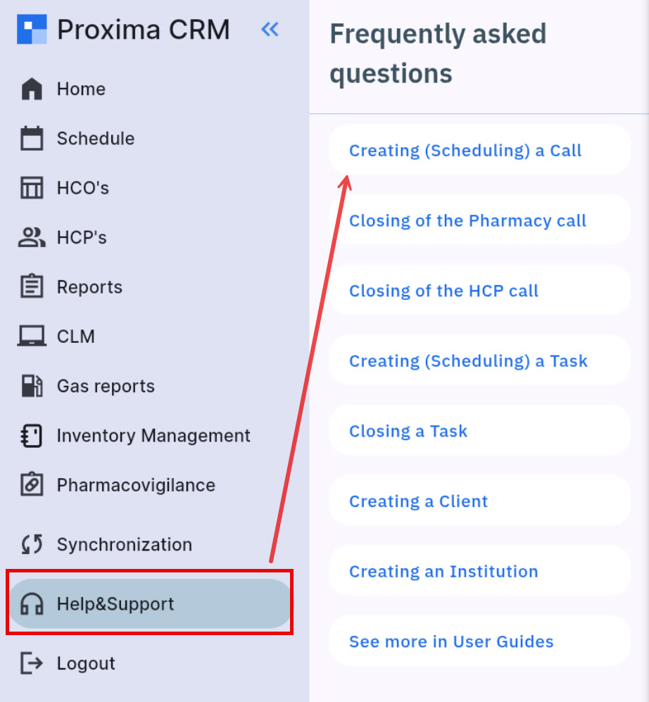 Support Section – Proxima Research International