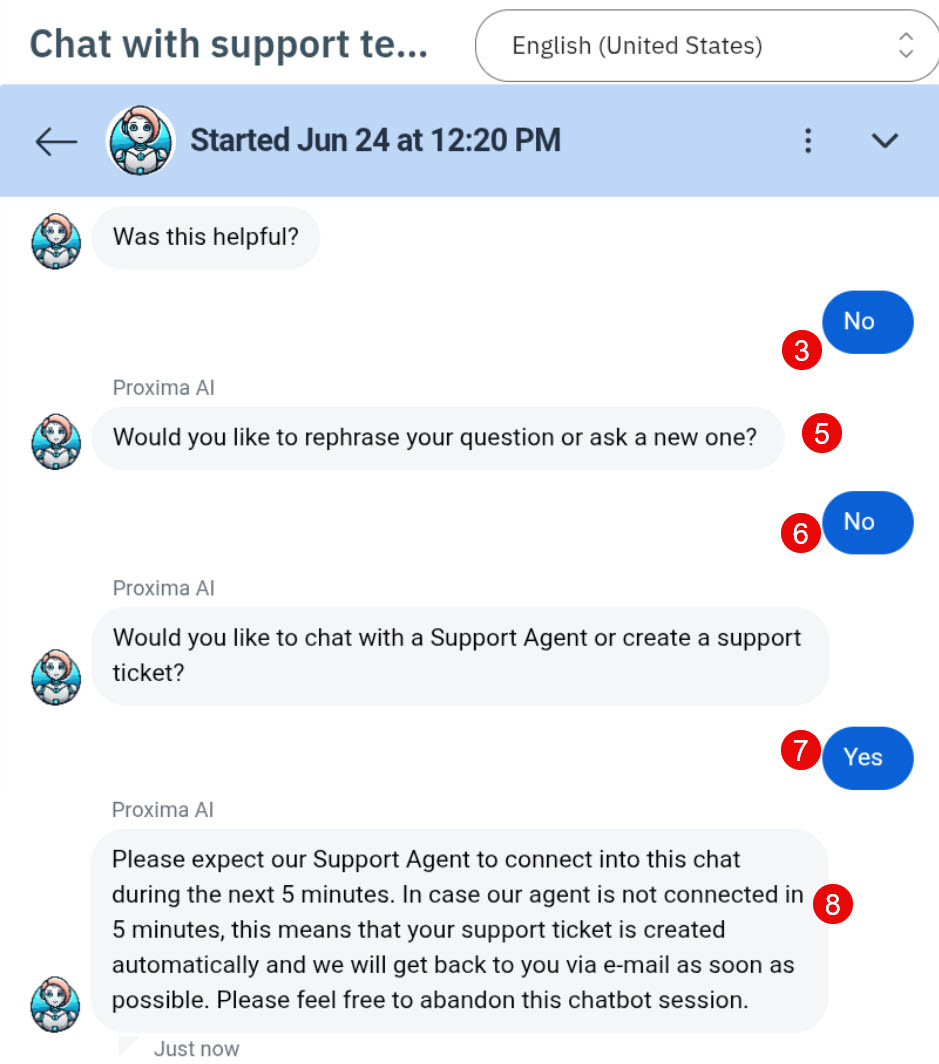 Chatbot Proxima AI – Proxima Research International